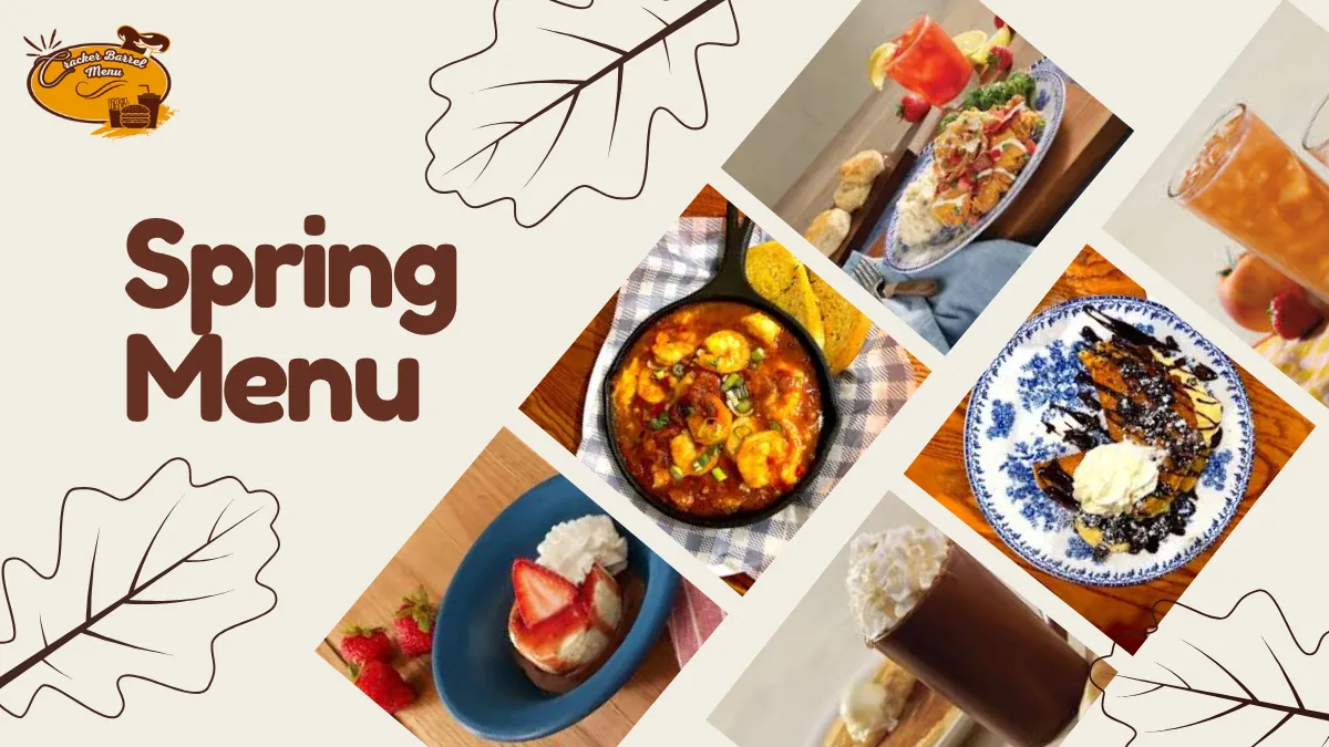 Cracker Barrel Spring Menu 2025 – Updated prices & Nutrition info